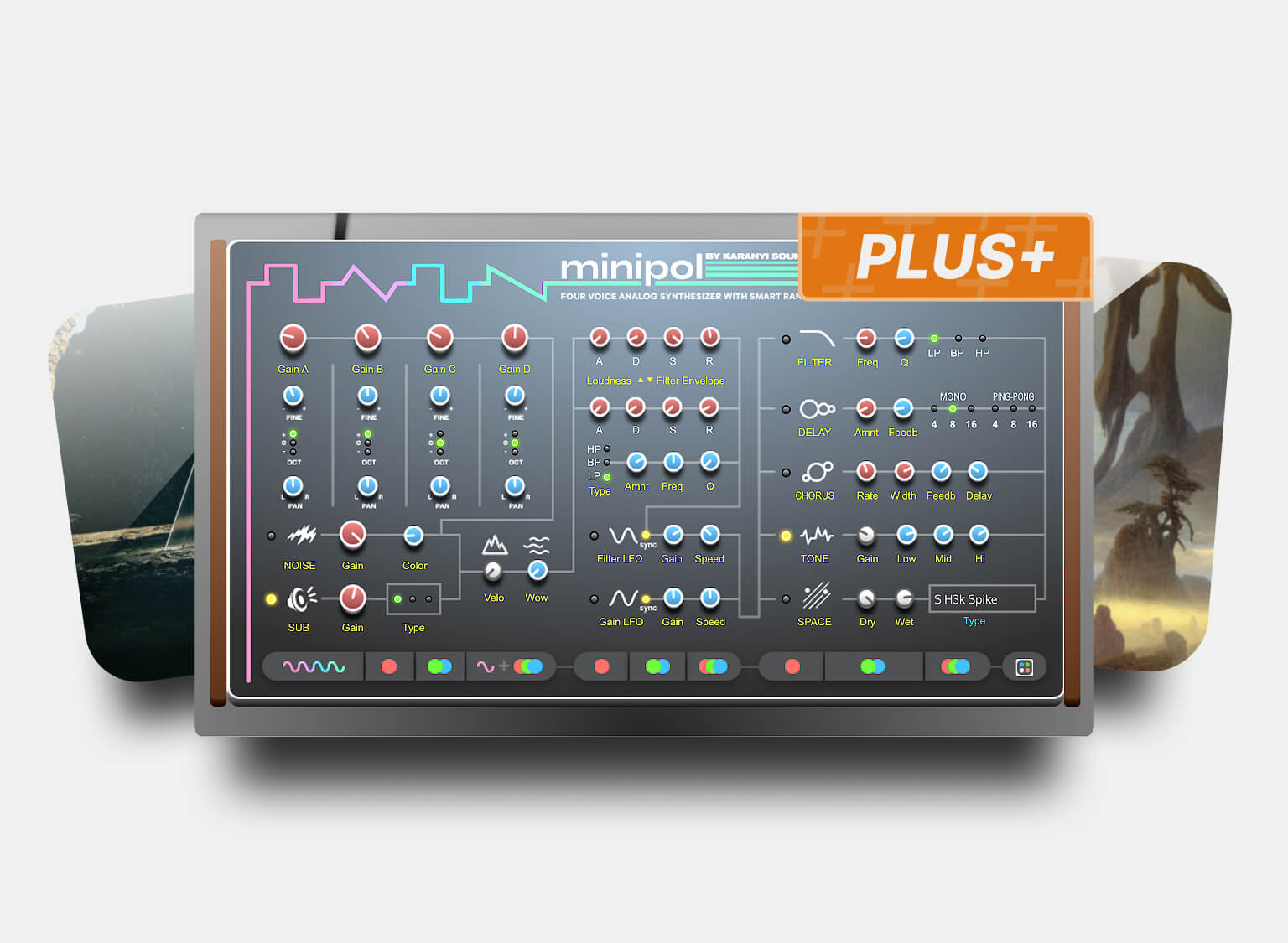 Minipol Plus – Smart Analogue Microsynth Plugin | Karanyi Sounds