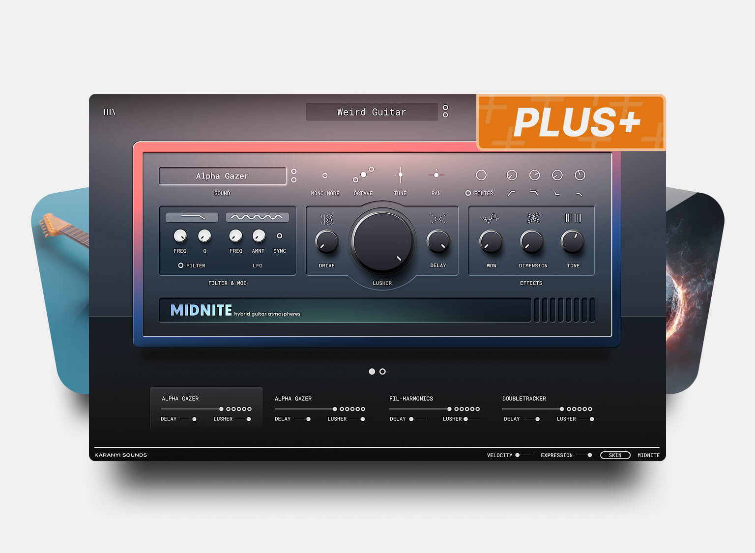 Midnite Plus – Hybrid Granular Guitar Synth | Karanyi Sounds